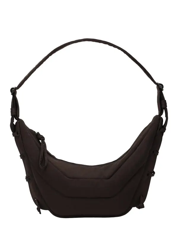 LEMAIRE Small Soft Game Bag In Water-repellent Nylon - Brown