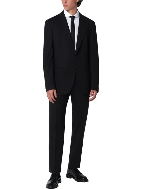 Dolce & Gabbana Martini Light Virgin Wool Suit - Black
