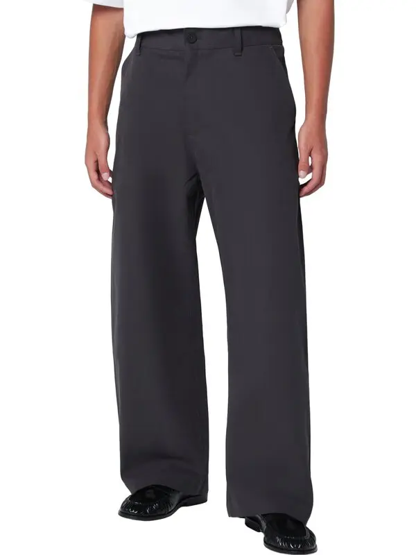 Studio Nicholson Minard Brown Cotton Jeans - Grey