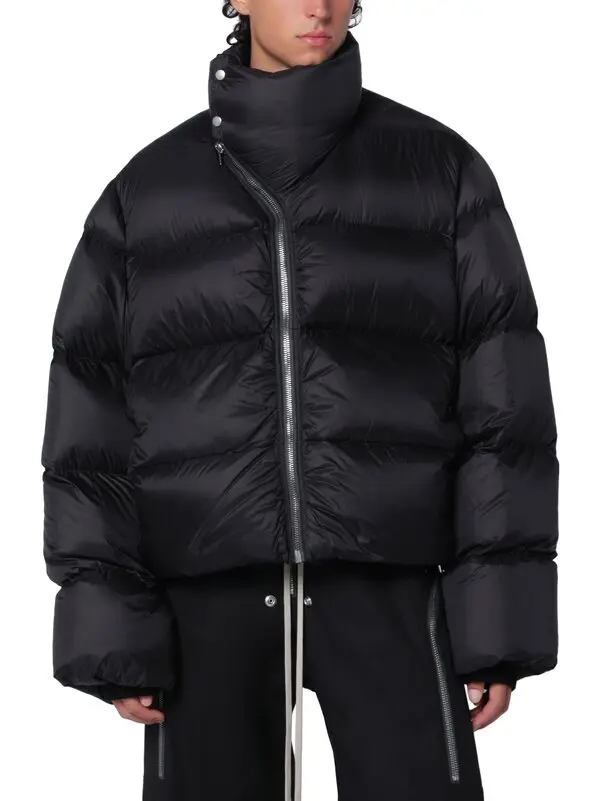 Rick Owens Turtle Nylon Jacket - Black