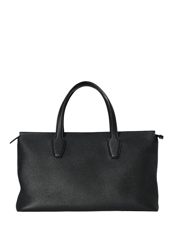 THE ROW Marcel Leather Bag - Black