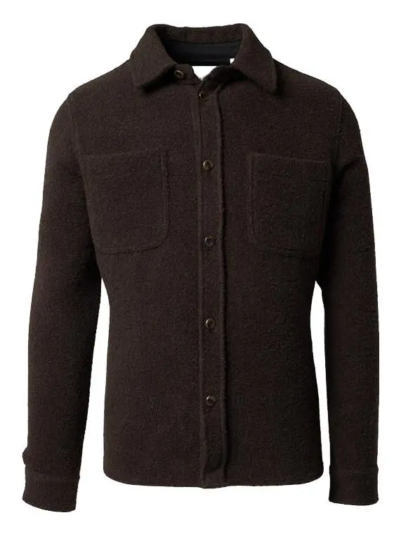 Allen Edmonds Les Deux Boucle Overshirt - Chocolate