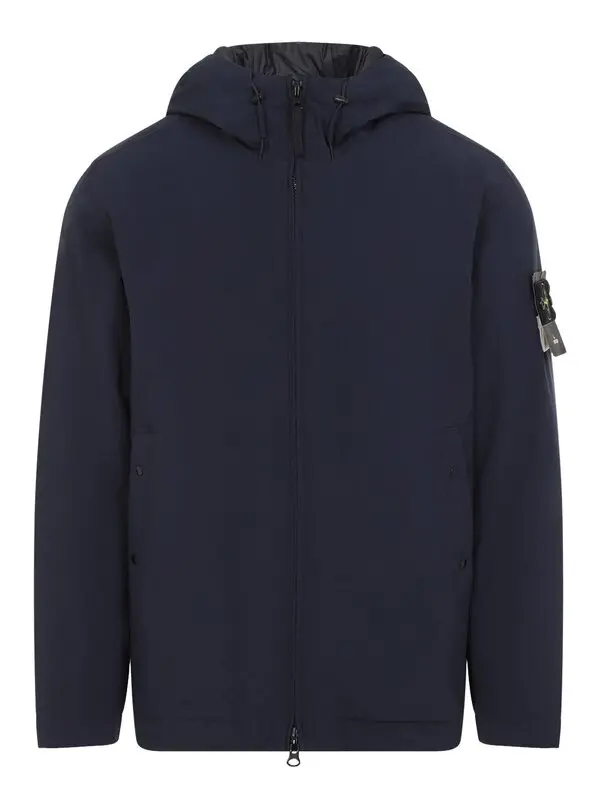 Stone Island Short Parka - Blue