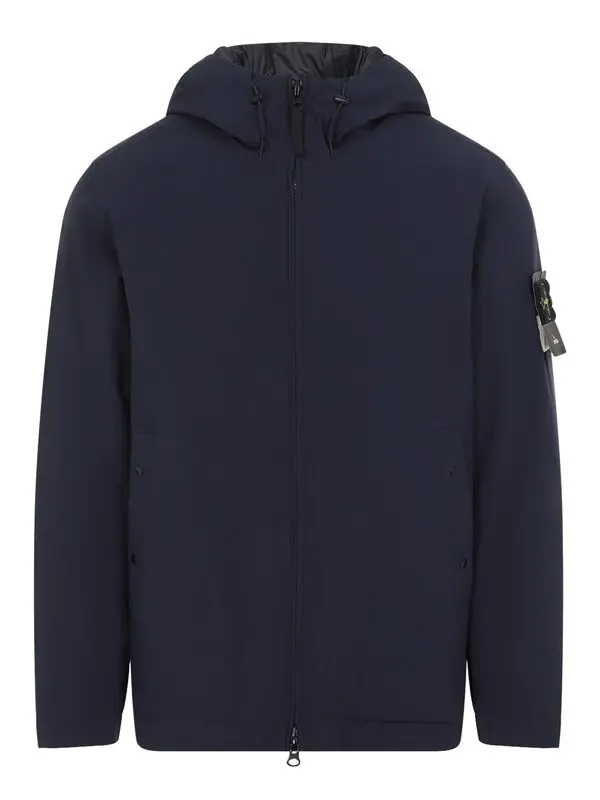 Stone Island Short Parka - Blue