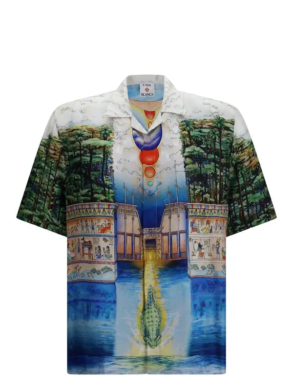 Casablanca Trompe L’oeil Printed Shirt - Multicolor