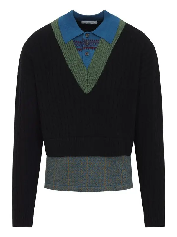 Dries Van Noten Medan Sweater - Black