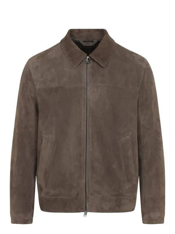 Brioni Shirt Collar Blouson - Multicolor