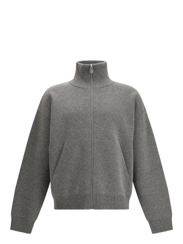 Axel Arigato Core Zip-up Cardigan - Gray