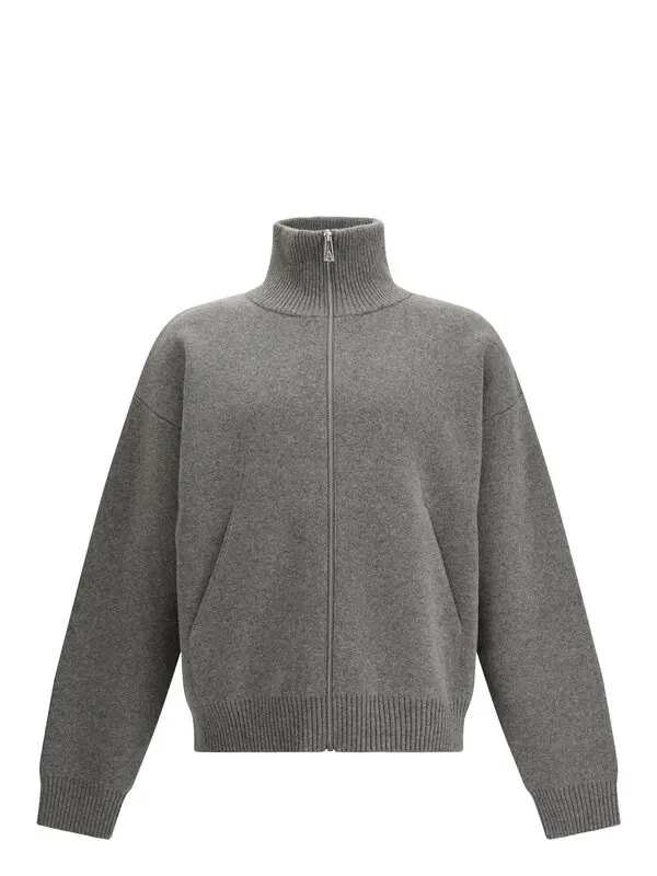 Axel Arigato Core Zip-up Cardigan - Gray