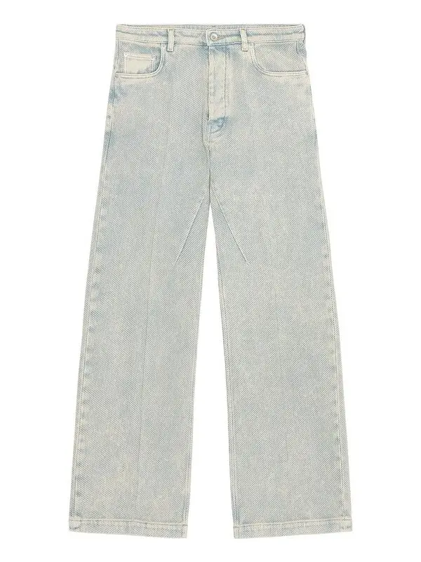 Rick Owens Geth Jeans In Blue - Indigo