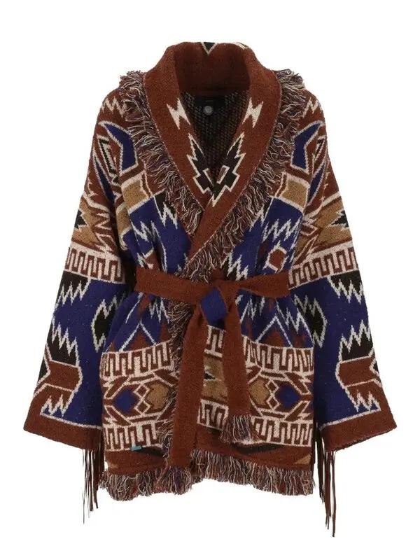 Alanui The Amazing Journey Cardigan - Brown