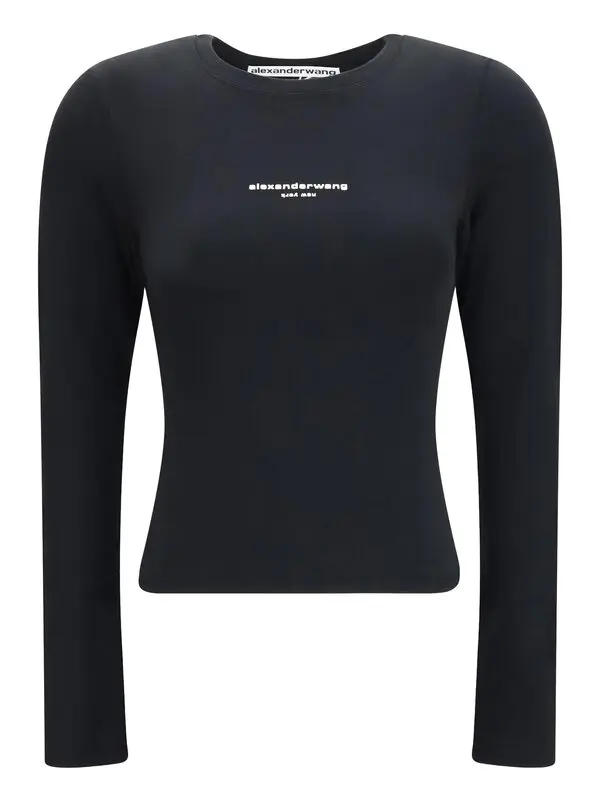 Alexander Wang Logo T-shirt - Black
