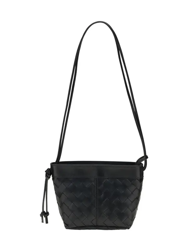 Bottega Veneta On Strap Shoulder Bag - Black
