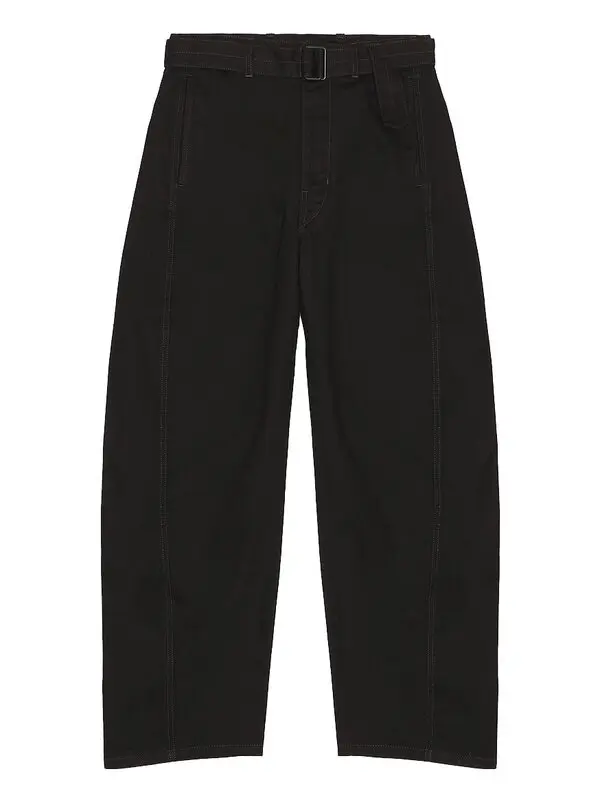 LEMAIRE Twisted Belted Pants - Black