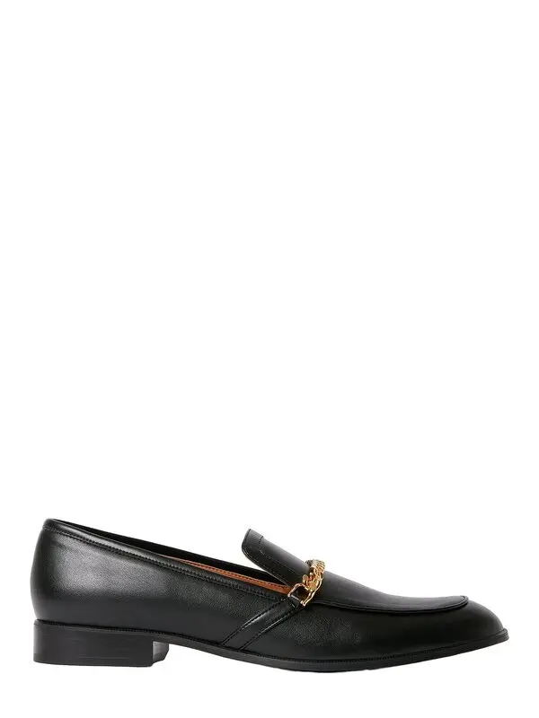 Stella McCartney Falabella Chain Loafers - Black