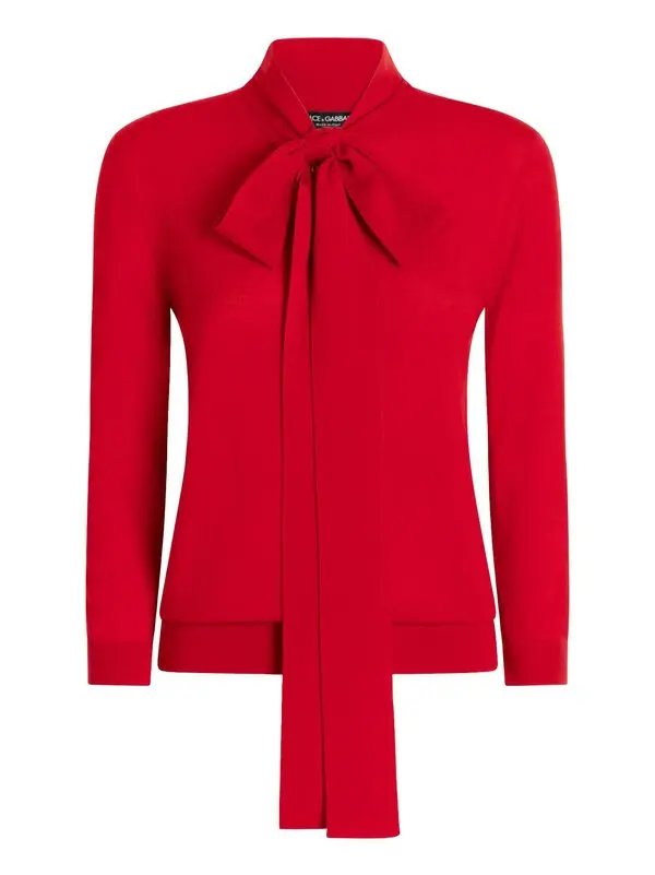 Dolce & Gabbana Virgin Wool Pullover - Red