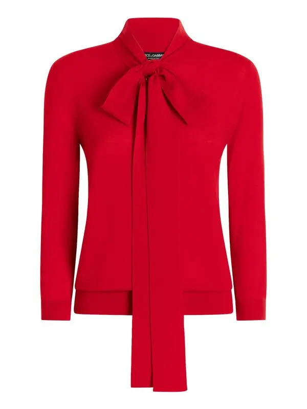 Dolce & Gabbana Virgin Wool Pullover - Red
