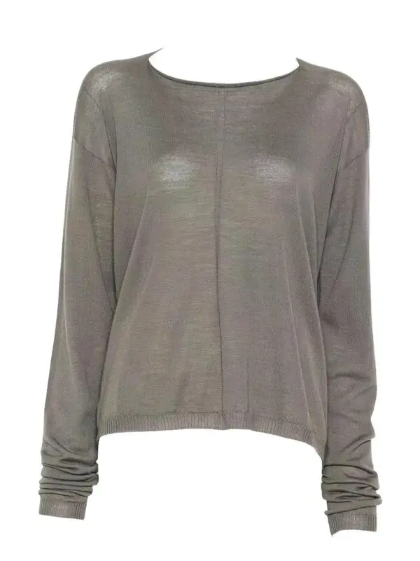 Rick Owens Slashed T-shirt - Grey