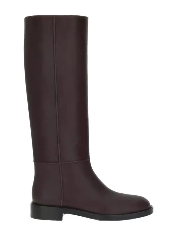 GIANVITO ROSSI Trier Flat Boots - Red