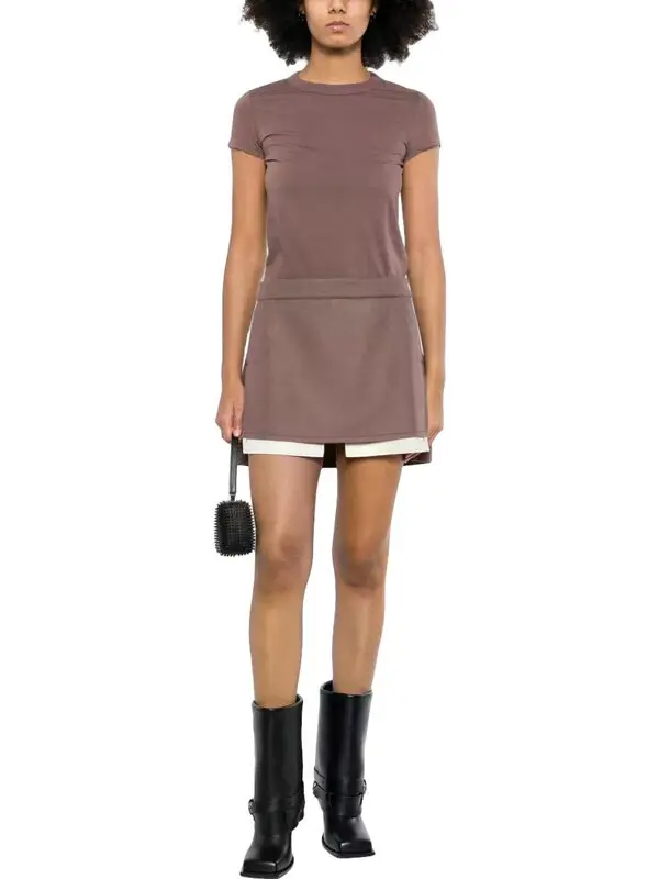 Rick Owens Cropped Level T-shirt - Purple
