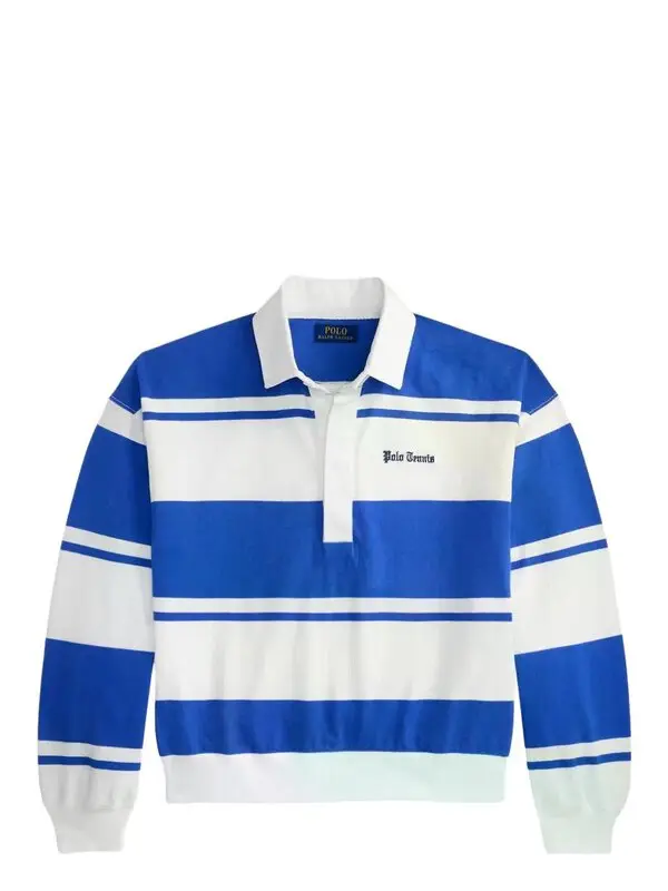 Polo Ralph Lauren Striped Long-sleeve Polo Shirt - Blue