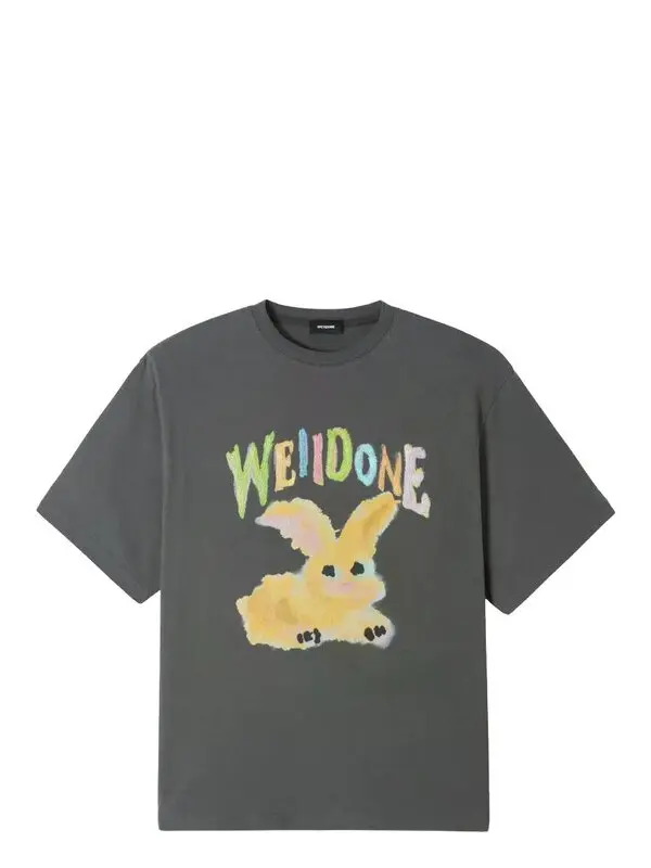 We11Done Graphic-print T-shirt - Grey