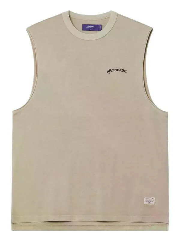 AFTERMATHS Graphic-print Tank Top - Neutrals