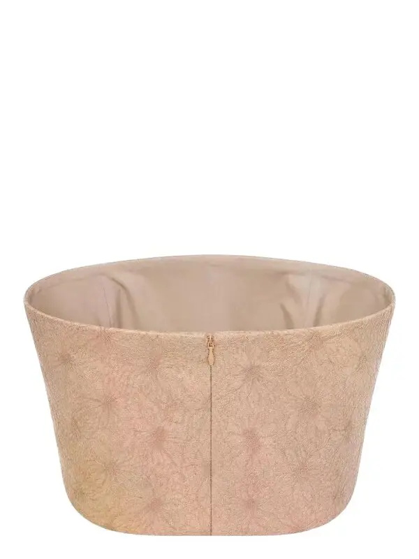 Max Mara Floral-lace Strapless Bustier Top - Pink