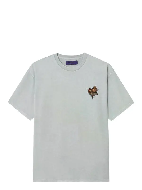 AFTERMATHS Graphic-print Cotton T-shirt - Grey