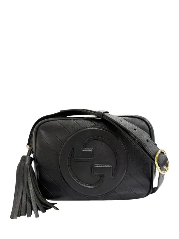 Gucci 2016-2026 Small Calfskin Blondie Crossbody Bag - Black