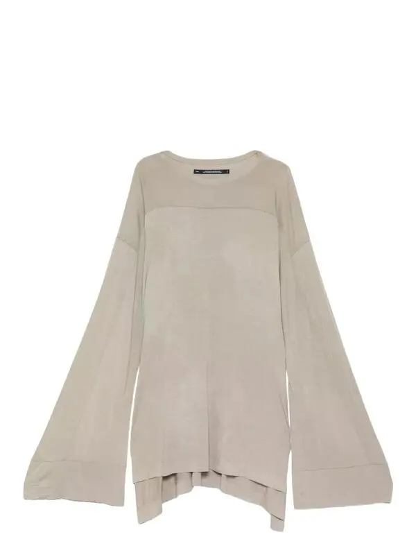 JULIUS Panelled Long-sleeve T-shirt - Neutrals