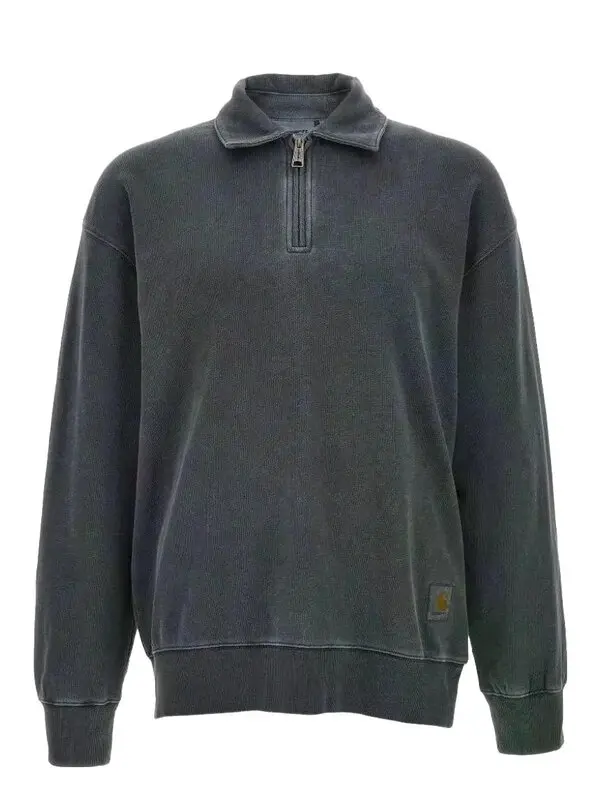 Carhartt Work In Progress Harper Quarter-zip Polo Shirt - Grey