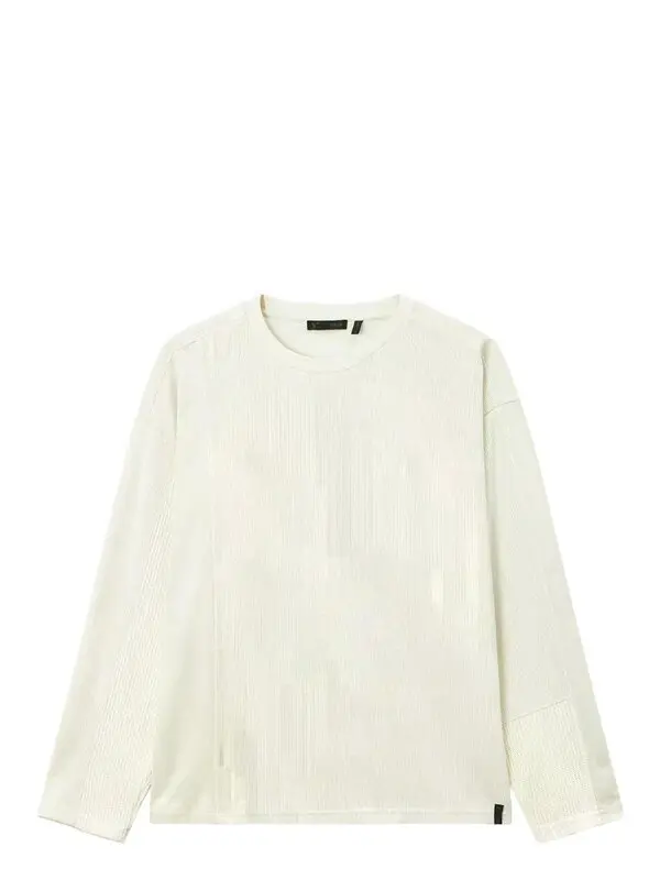 FIVE CM Ribbed Patchwork T-shirt - Neutrals