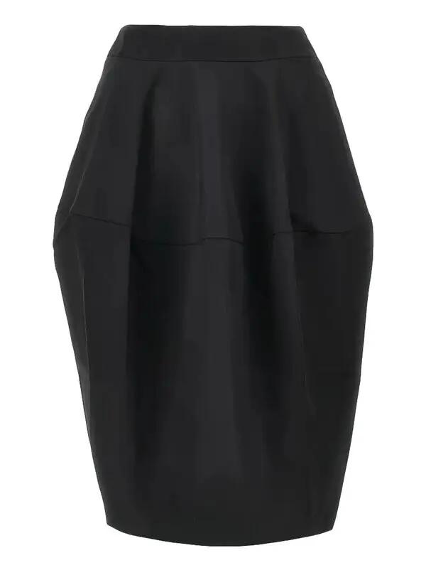 Jacquemus The Ovalo Skirt - Black