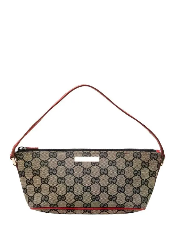 Gucci Gg Canvas Boat Shoulder Bag - Neutrals