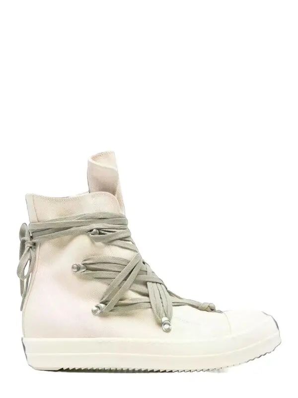 Rick Owens Megalace Pentagram Lace-up Sneakers - Neutrals