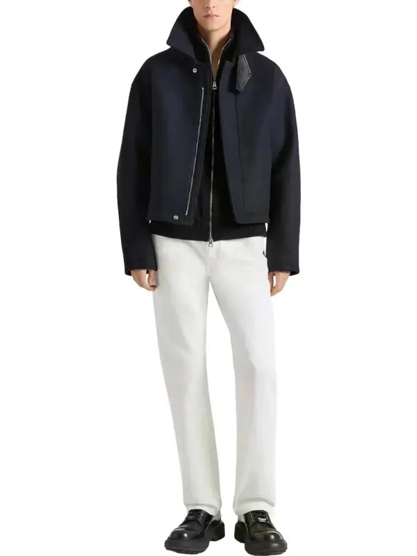 Givenchy Couture Seam Wool Jacket - Blue