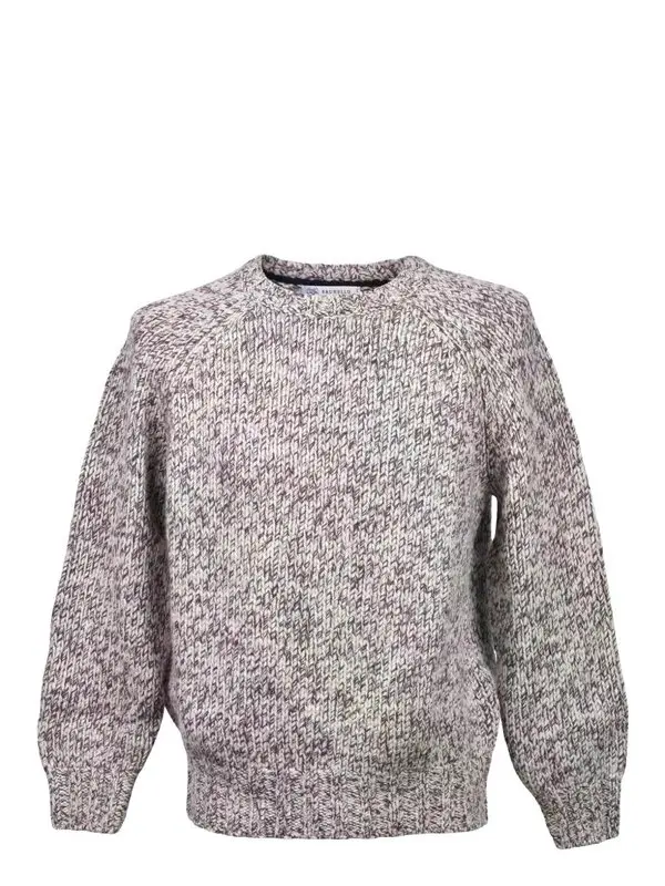 Brunello Cucinelli Chunky-knit Raglan-sleeve Sweater - Neutrals