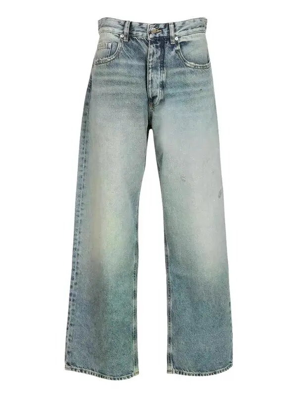 ICON DENIM LOS ANGELES Will Faded Distressed-effect Jeans - Blue
