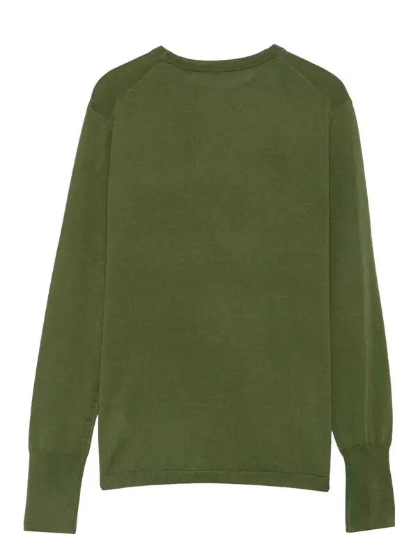 Aspesi Long-sleeve Crew Neck Sweater - Green