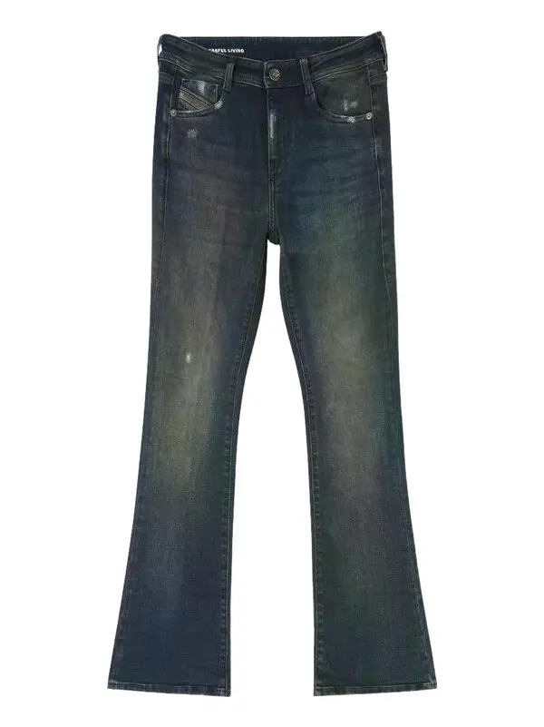 DIESEL® Bootcut Jeans Low Waist 1969 D-ebbey - Blue