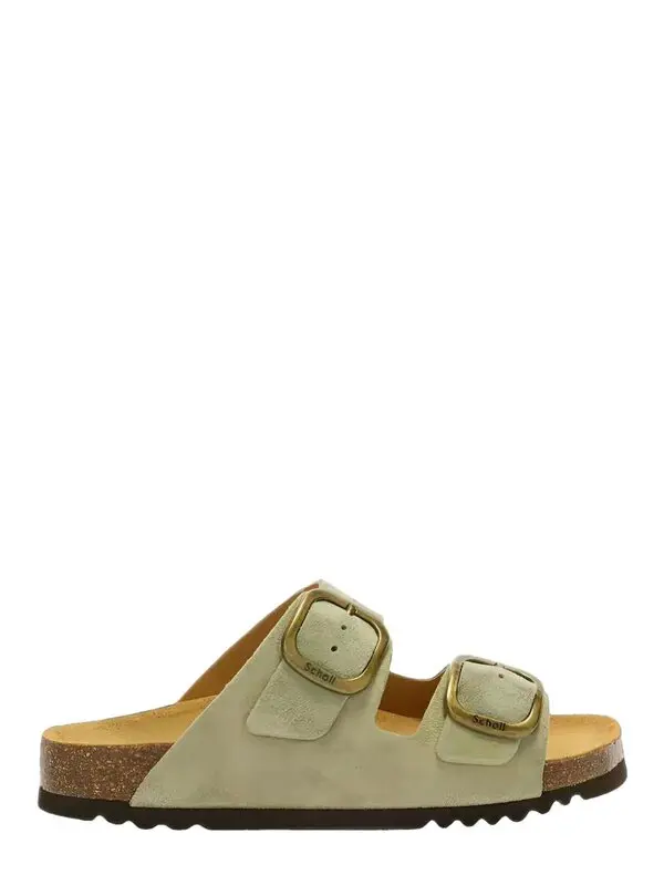 DR. SCHOLL'S SHOES Buckle-fastening Suede Sandals - Green