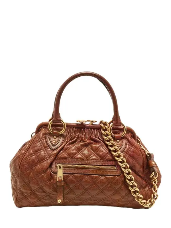 Marc Jacobs Stam Quilted Leather Tote Bag - Brown