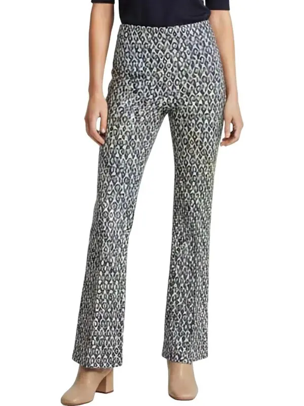 Elisabetta Franchi Monogram Jersey Trousers - Blue