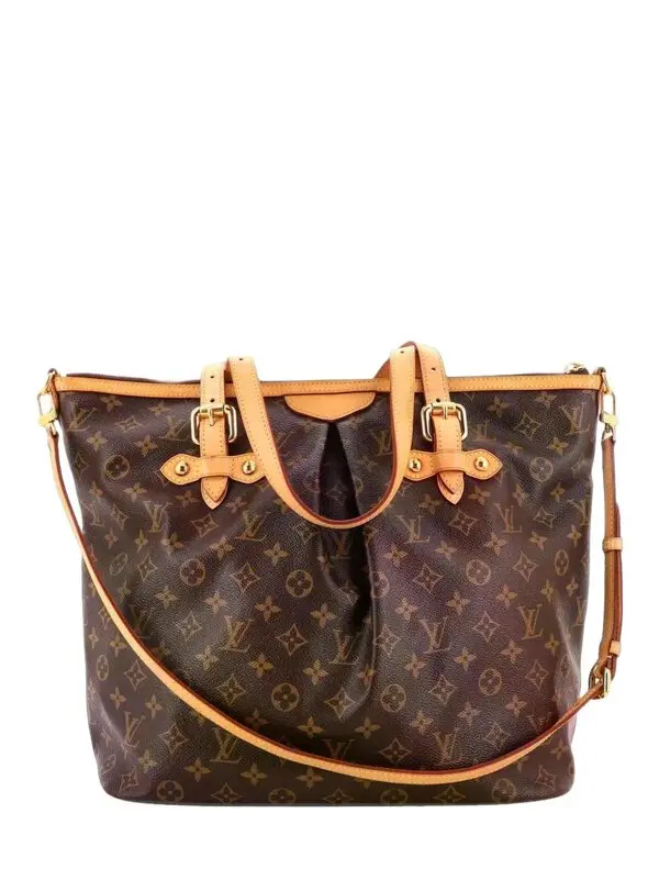 LOUIS VUITTON Palermo Handbag Monogram Canvas Gm Tote Bag - Brown