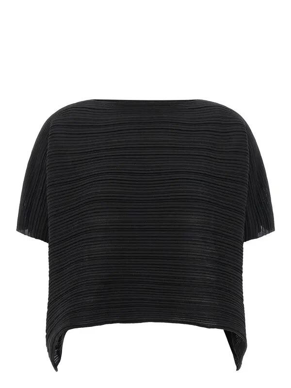 Issey Miyake Paper Bounce' Blouse - Black