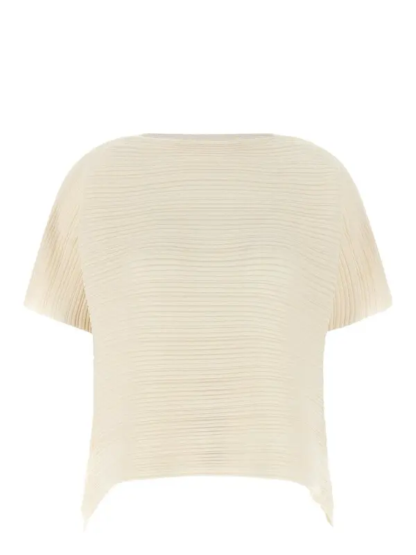Issey Miyake Paper Bounce Blouse - White