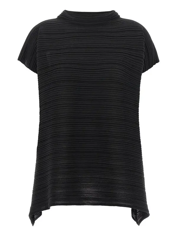 Issey Miyake Paper Bounce' Blouse - Black