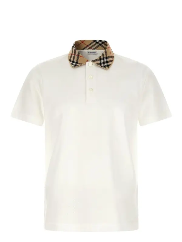 Burberry Evan' Polo Shirt - White