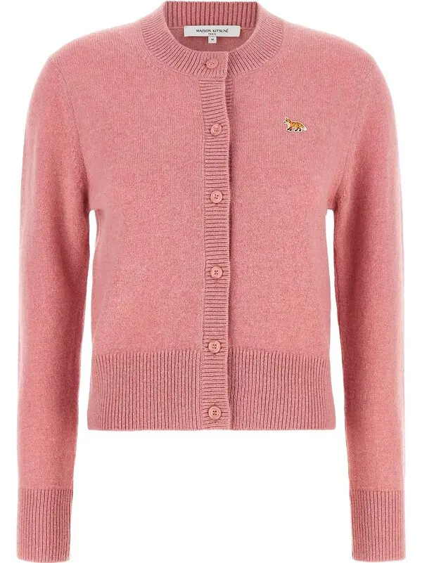 Maison Kitsuné Baby Fox' Cardigan - Pink